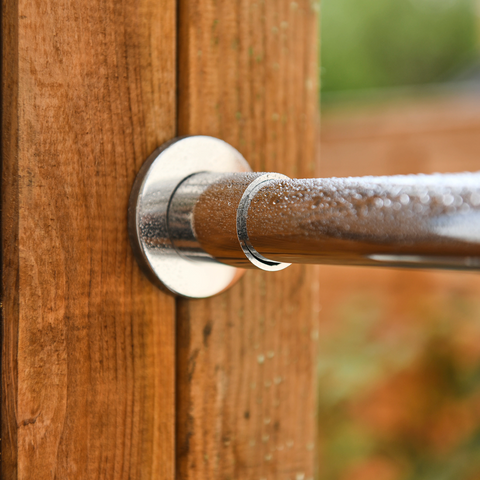 Rothley Endurance Stainless Steel Hanging Rail End Socket 25mm | DJM Direct